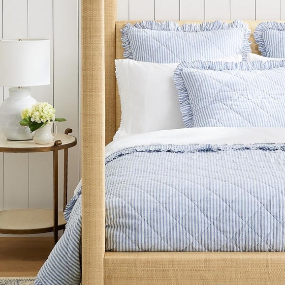 Serena & Lily | Bedding | Serena And Lily Nantucket Stripe Quilt Brand ...